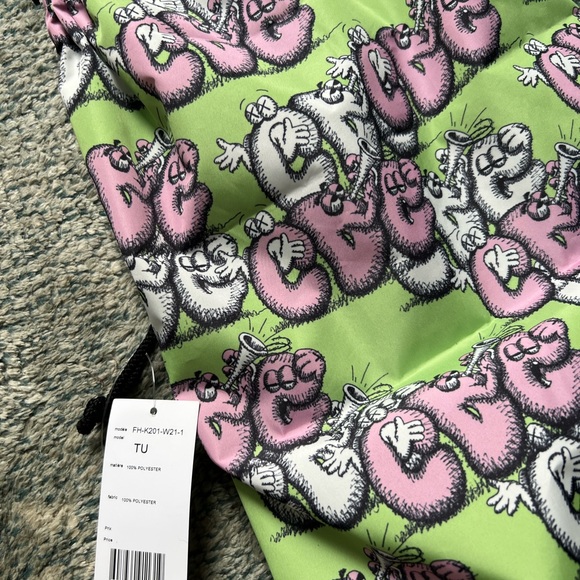 KAWS | Bags | Kaws Backpack Comes Des Garcons In Green | Poshmark